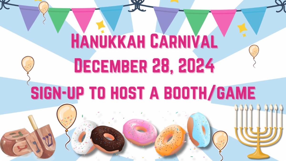 Hanukkah booths 2024 – Eitz Chaim Congregation