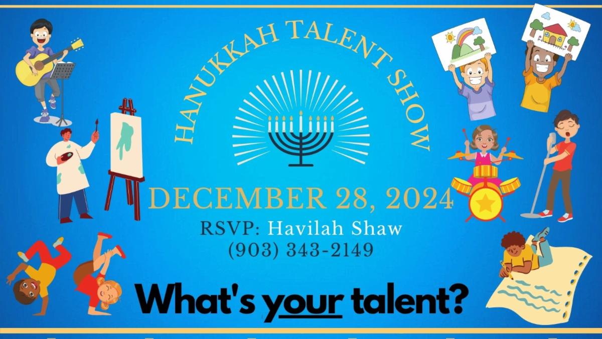 Hanukkah talent show -2024 – Eitz Chaim Congregation
